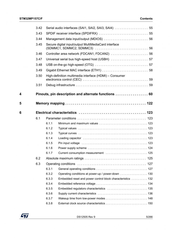 STM32MP157C datasheet preview 5