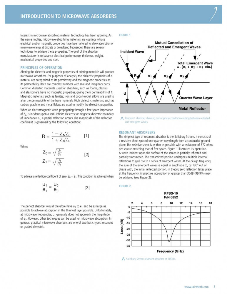 Laird microwave absorber document page 6