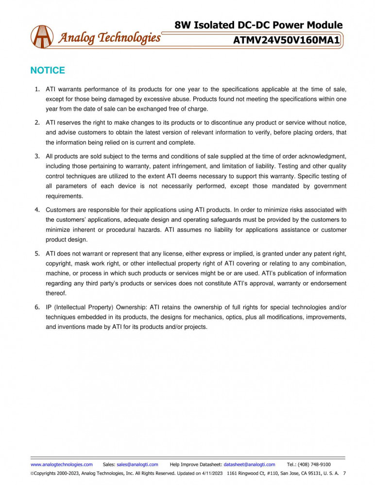 ATMV24V50V160MA1 datasheet page 7