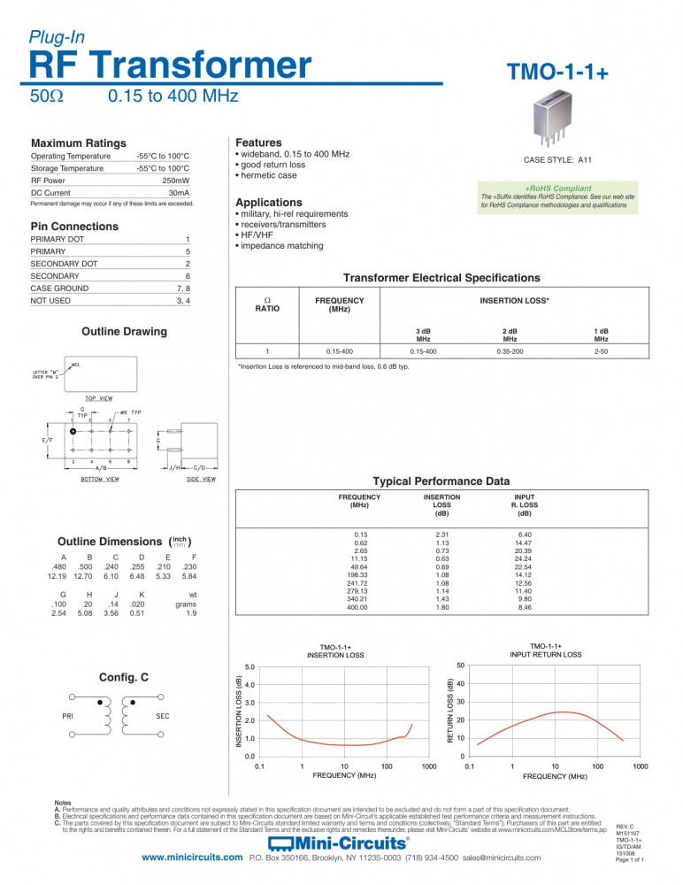 TMO-1-1+ technical document visual reference