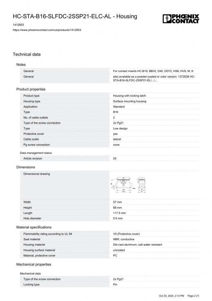 Phoenix Contact 1412853 product document page 2