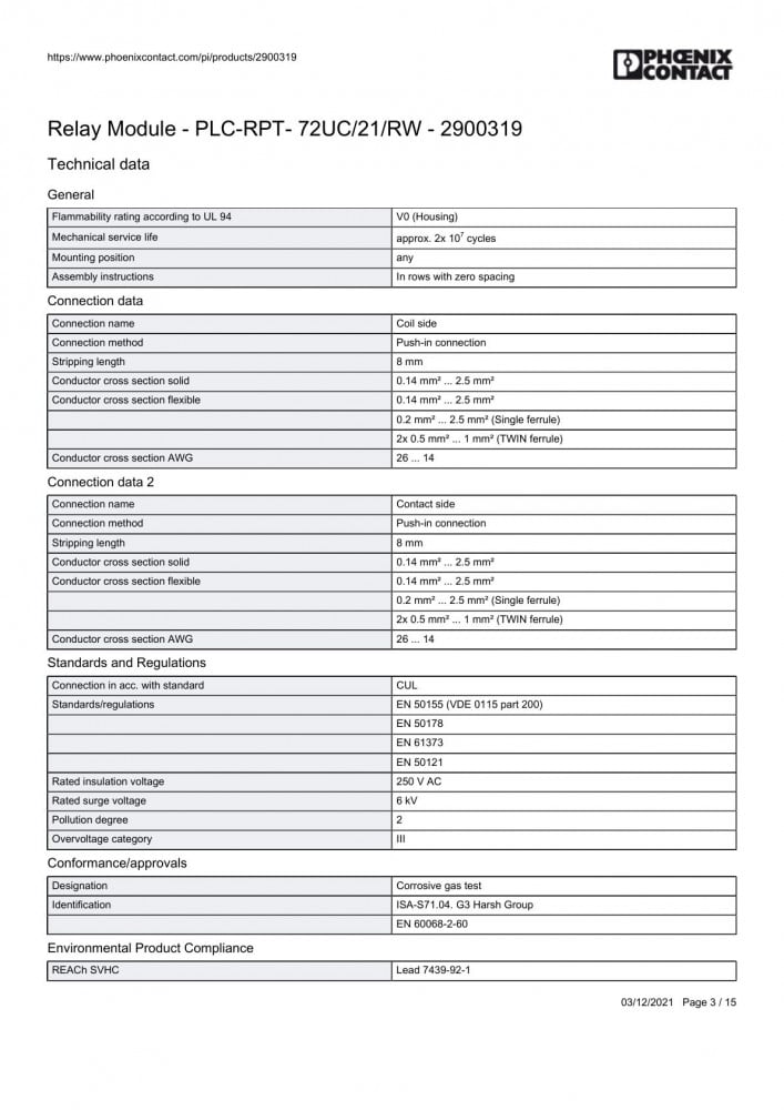 Phoenix Contact 2900319 document page 3