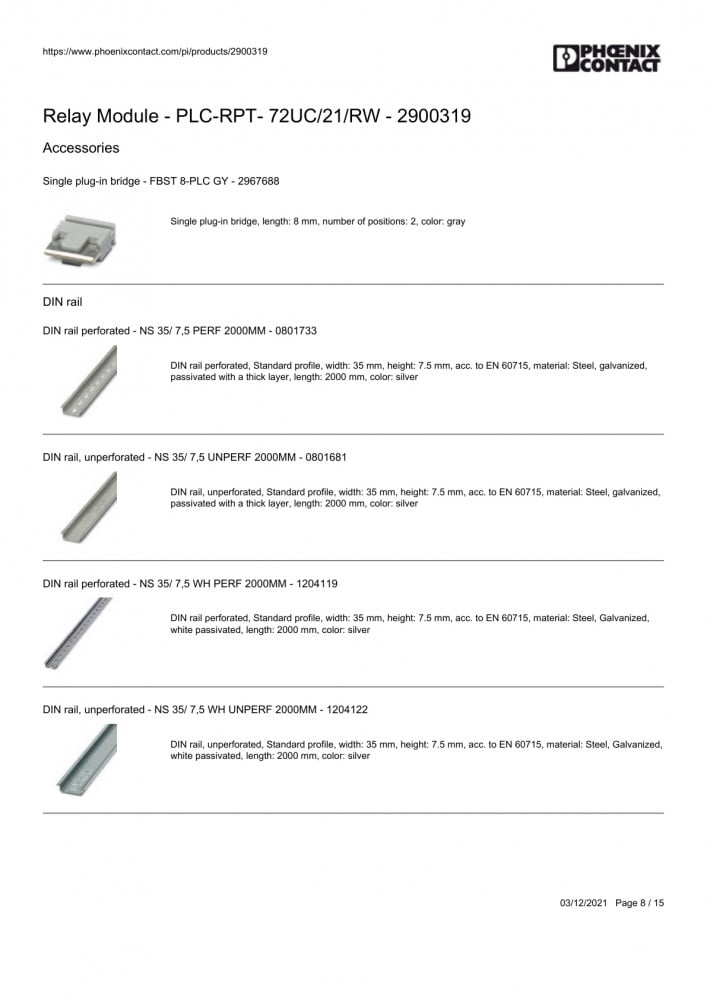 Phoenix Contact 2900319 document page 8
