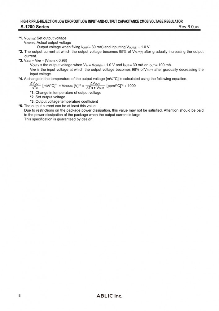 S-1200 datasheet page 8