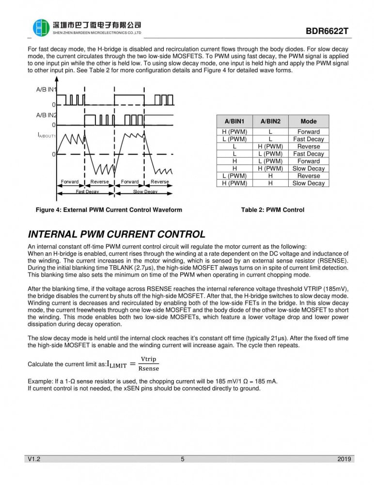 BDR6622T datasheet page 5