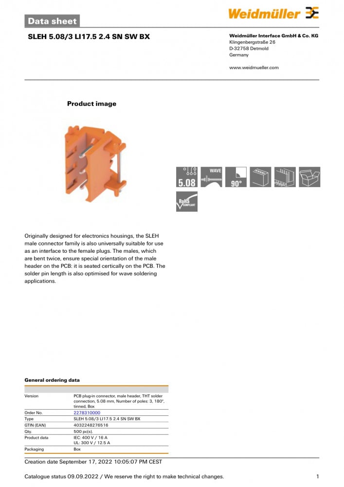 2278310000 technical document page 1