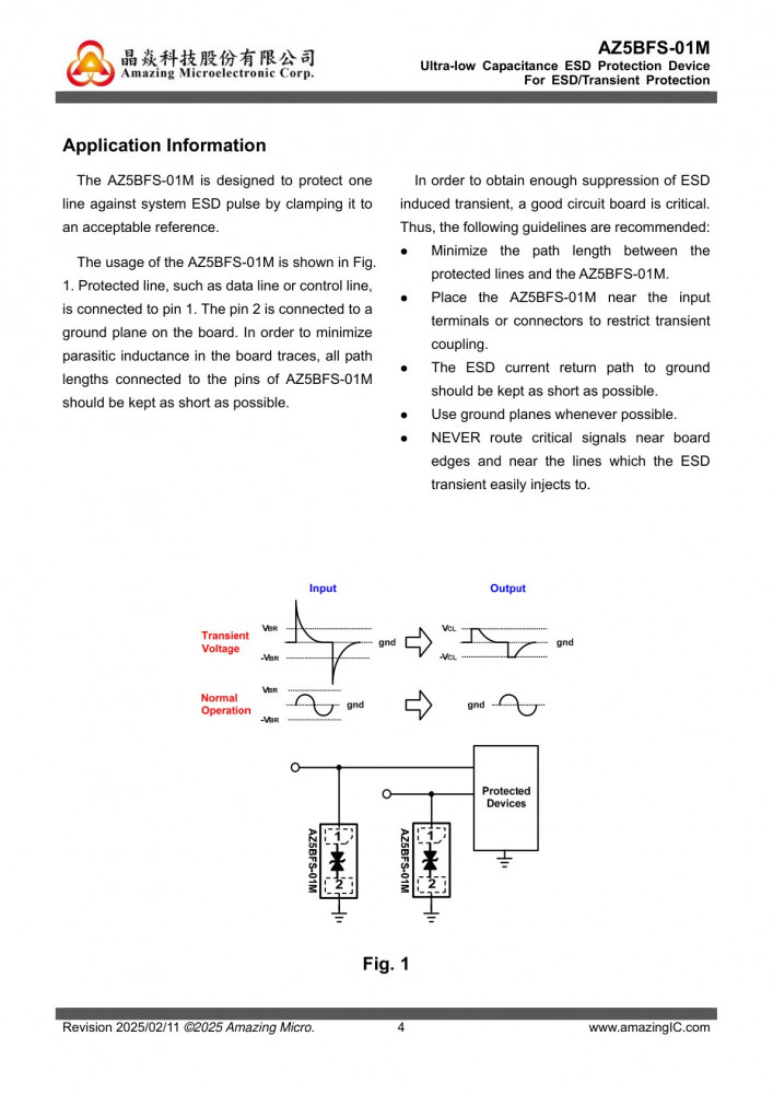 AZ5BFS-01M datasheet page 4