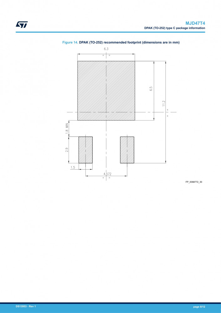 MJD47T4 datasheet page 8
