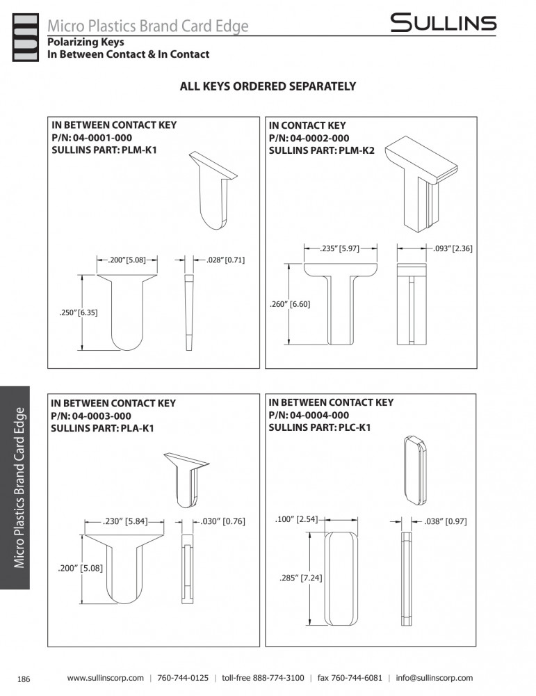Sullins PLC-K1 technical document preview