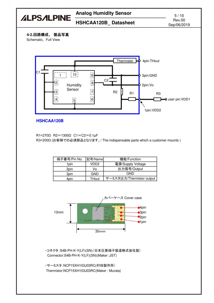 HSHCAA120B datasheet page 5