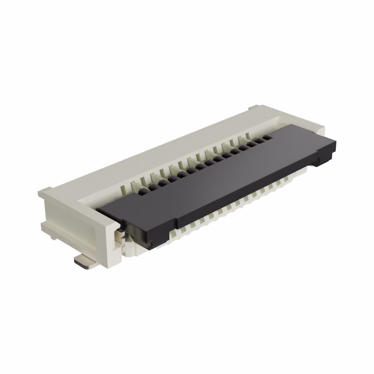 Easy-On FFC/FPC Connector, 1.00mm Pitch, 1.90mm Height, Single Bottom Contact (FS19), Right-Angle, Surface Mount, ZIF, 7 Circuits, Tin-Bismuth Plating for sale