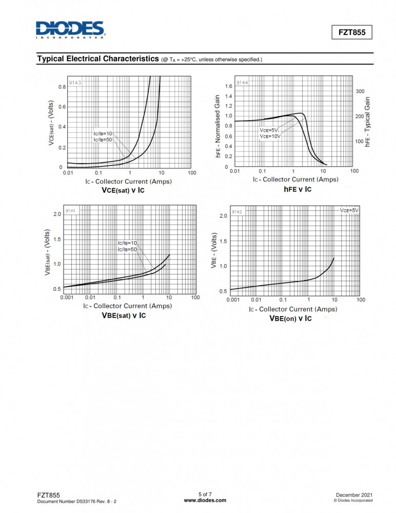 FZT855TA document page 5