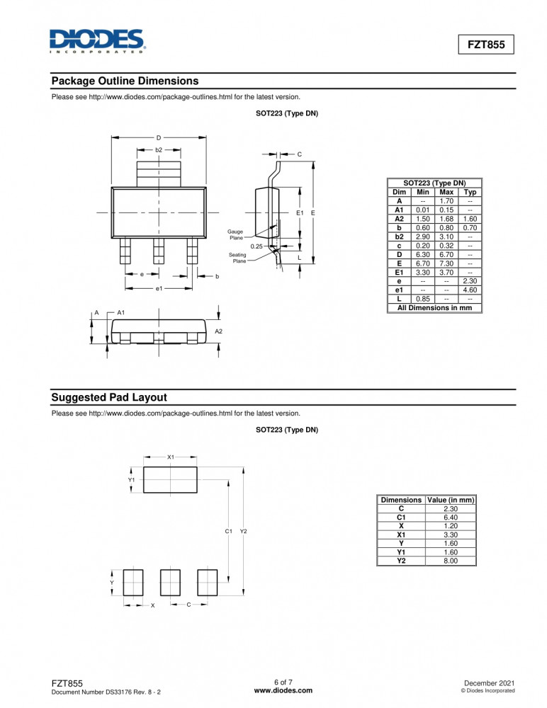 FZT855TA document page 6