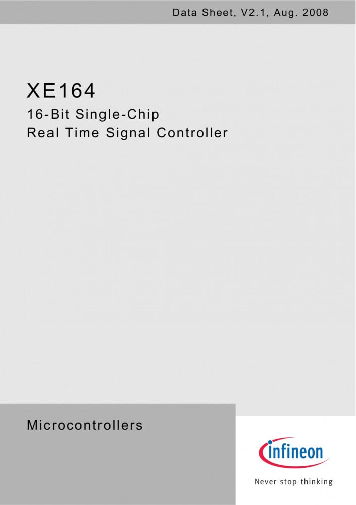 XE164 datasheet page 3