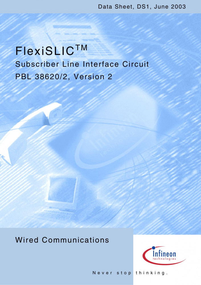 PBL38620/2 datasheet page 1
