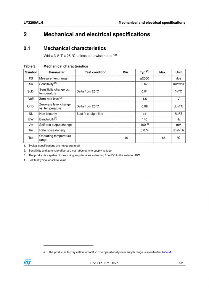 LY3200ALHTR technical document page 5