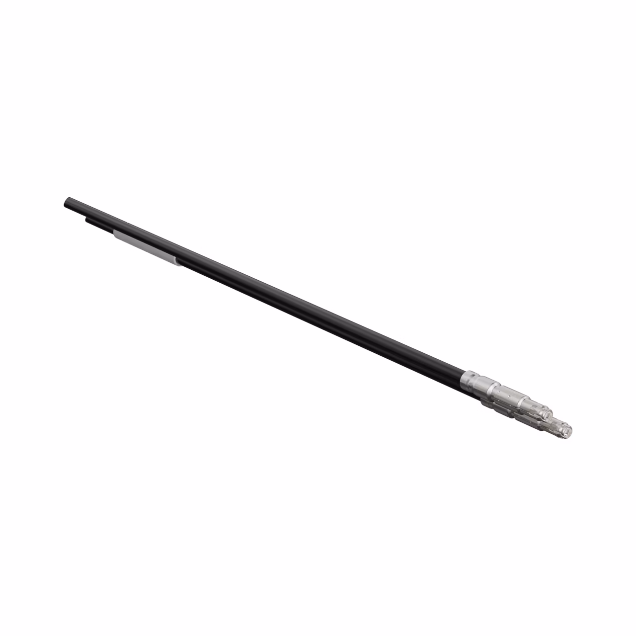 HFM Straight Quad Jack-to-4 HFM Straight Jack Off-the-Shelf (OTS) Cable Assembly, Key Z Water Blue, RTK031 Cable, 2000.00mm Length, 50 Ohms