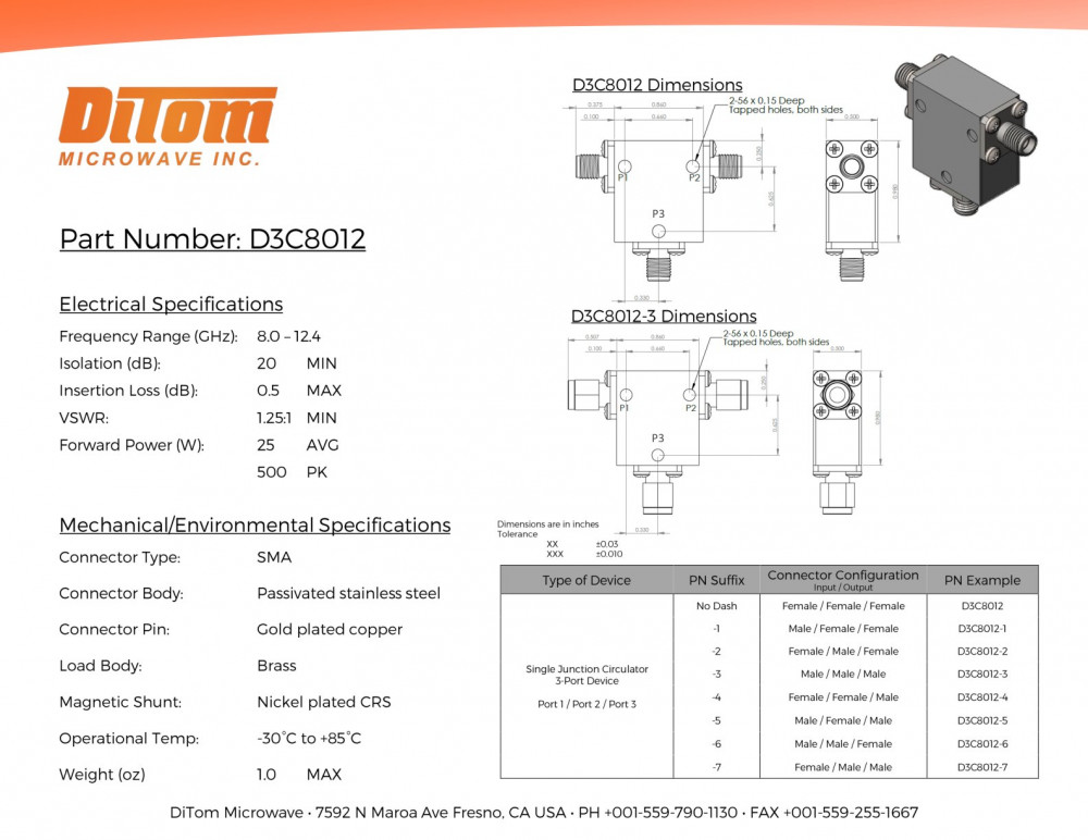 D3C8012 product documentation image