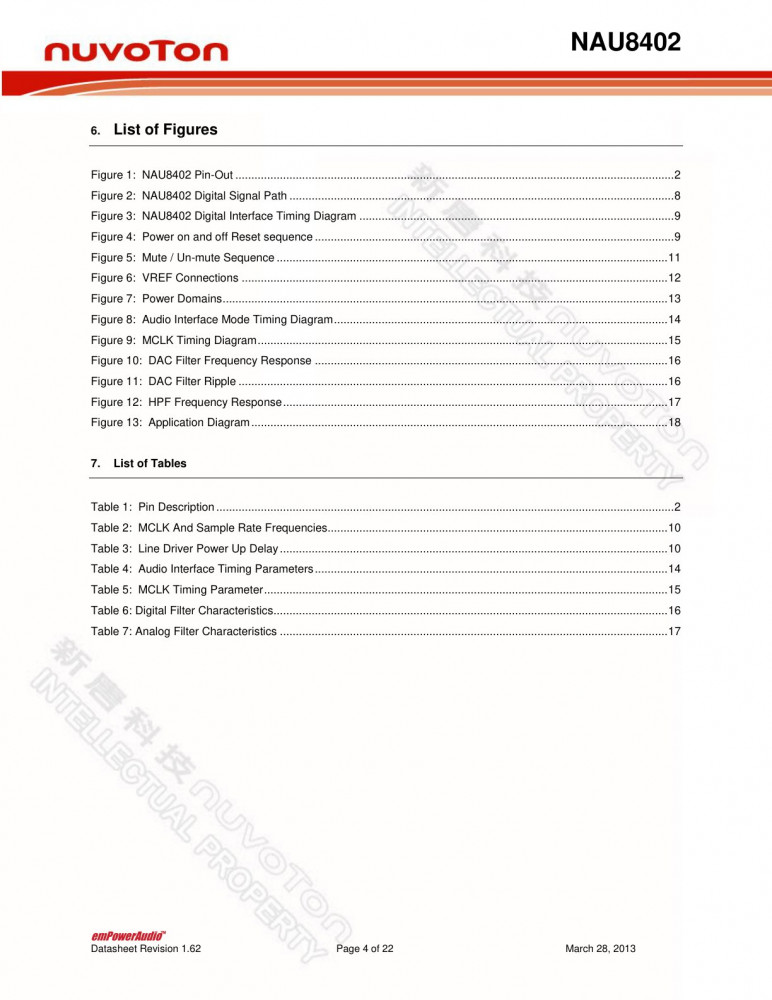 NAU8402WG datasheet page 4