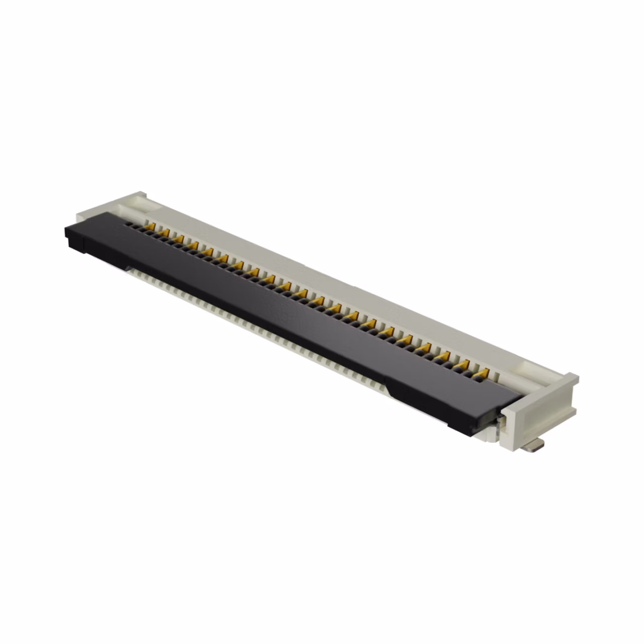 Easy-On FFC/FPC Connector, 1.00mm Pitch, FD19 Series, Right-Angle, Bottom Contact, 1.90mm Height, 21 Circuits, 150°C Operating Temperature,  Gold over Nickel Plating for sale