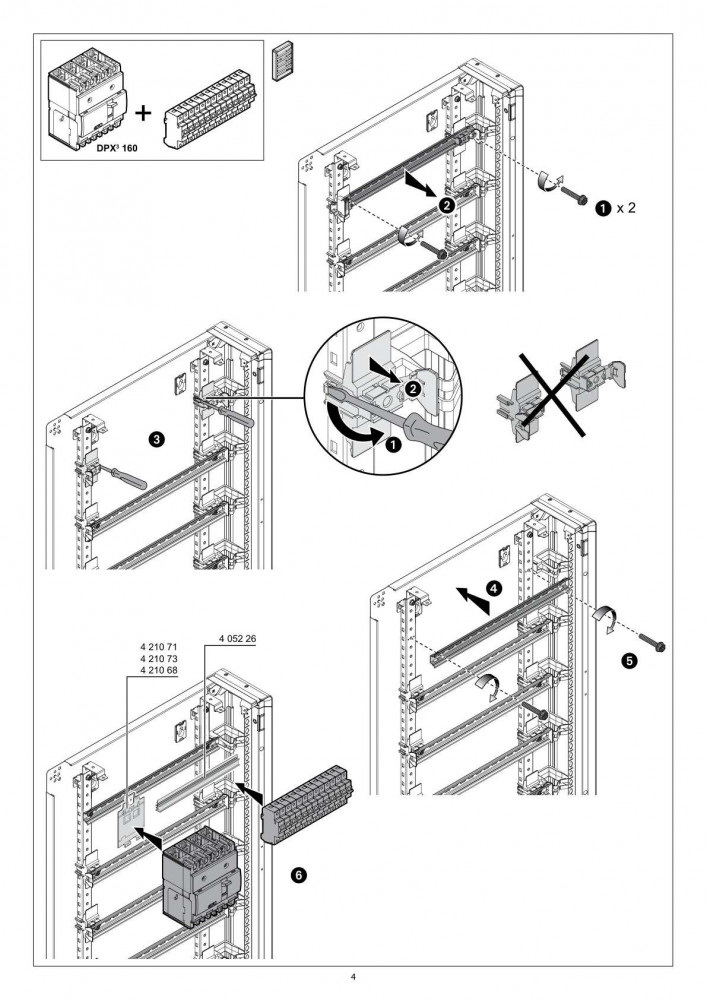 Legrand product documentation, page 4
