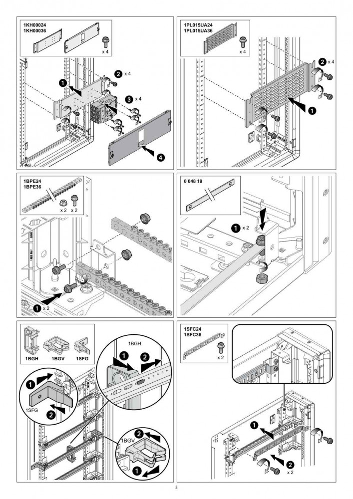 Legrand product documentation, page 5
