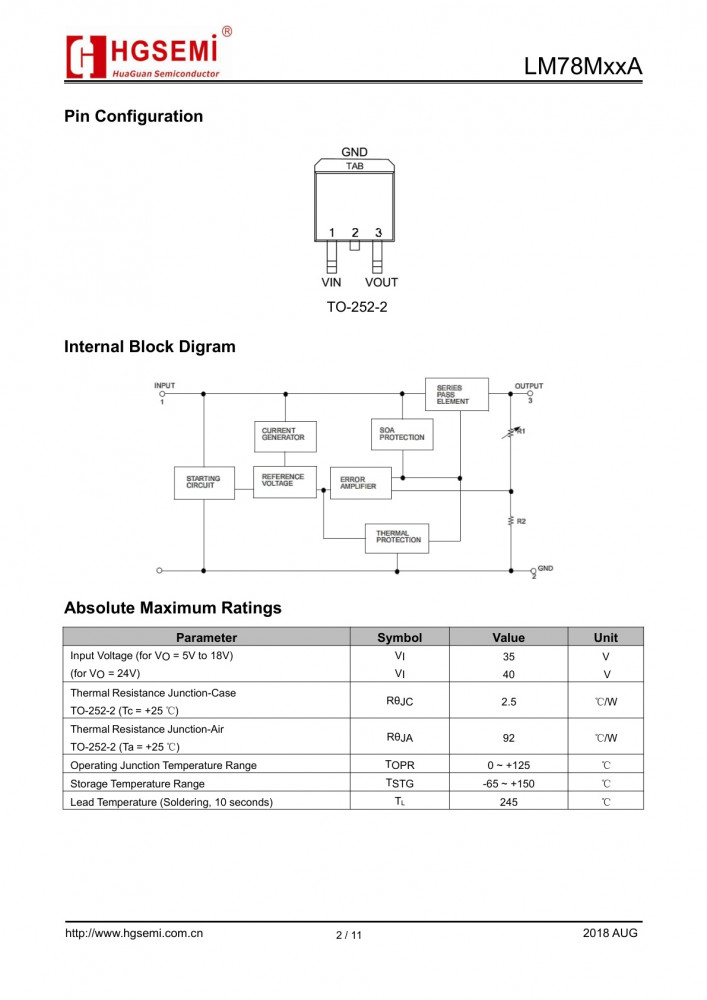 LM78M12ADT/TR datasheet page 2