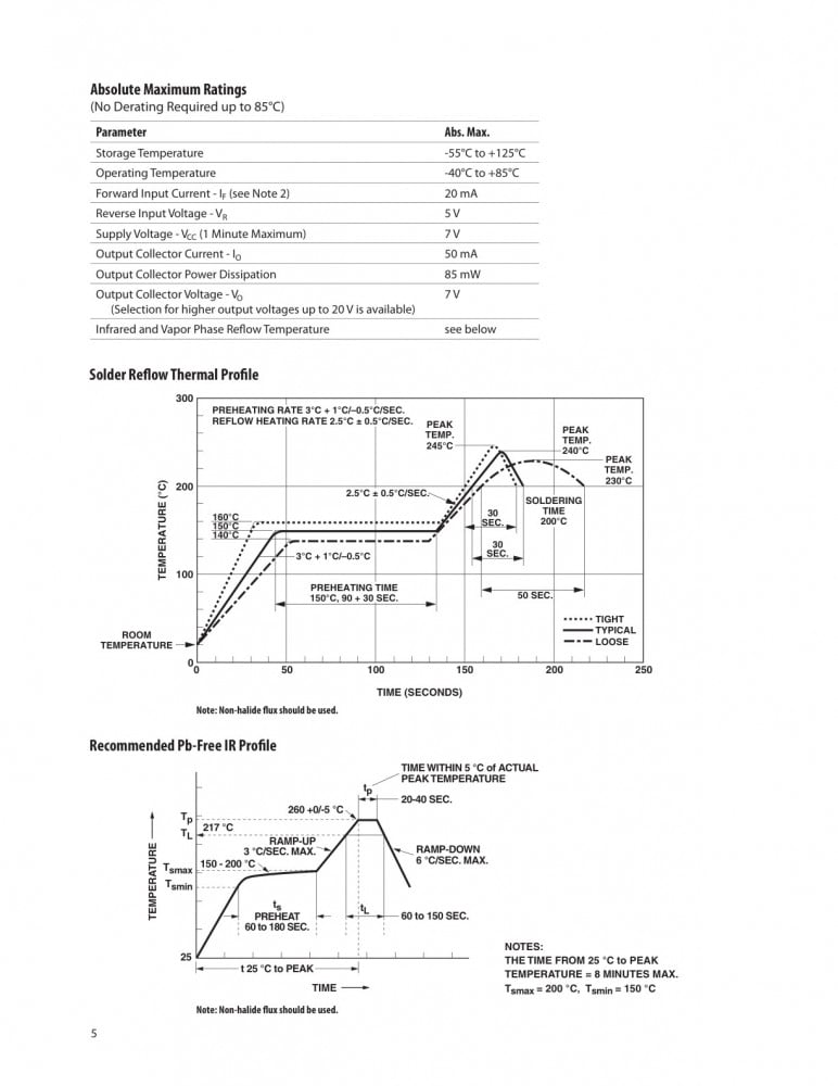 HCPL-M611-500E datasheet page 5