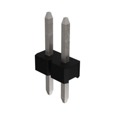 2.00mm Pitch Milli-Grid Header, Vertical, Through Hole, Breakaway, 2 Circuits, 2.50µm Tin (Sn) Plating, Mating Pin Length 4.00mm, Tail Length 2.70mm, Lead-Free for sale