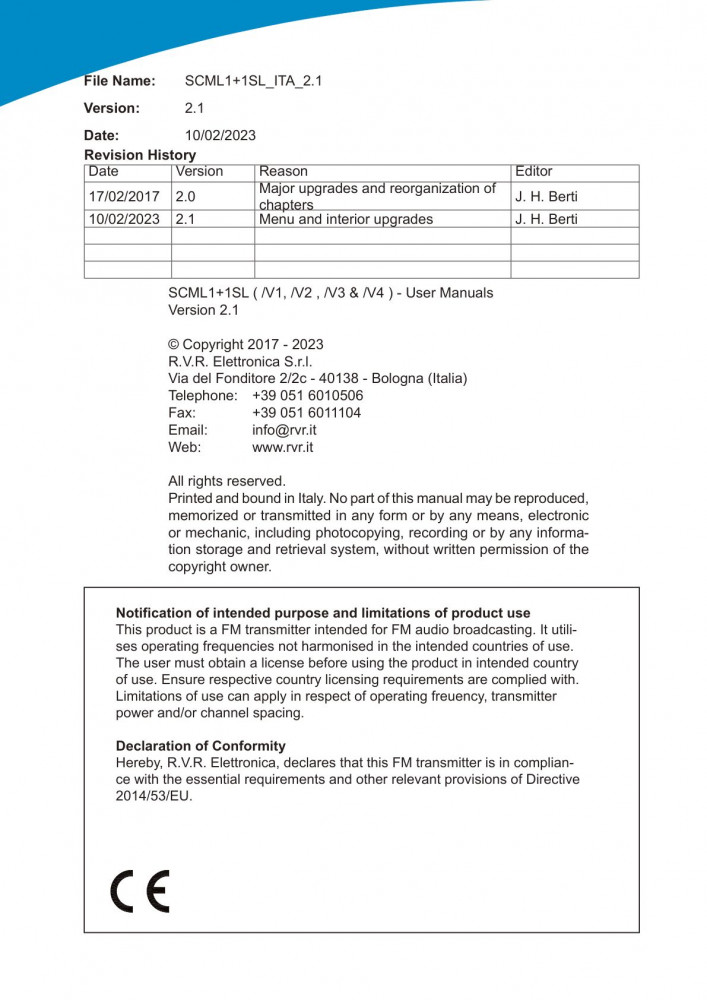 SCML1+1SL manual preview, page 2