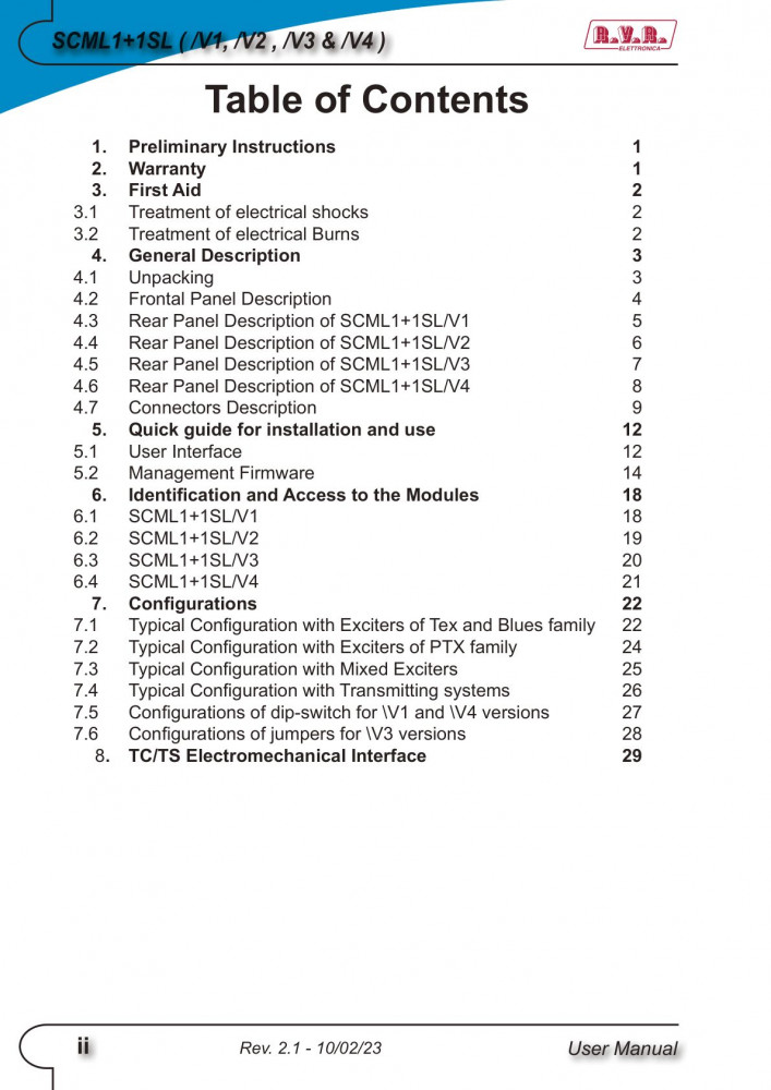 SCML1+1SL manual preview, page 4