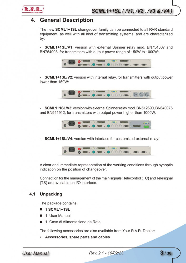 SCML1+1SL manual preview, page 7