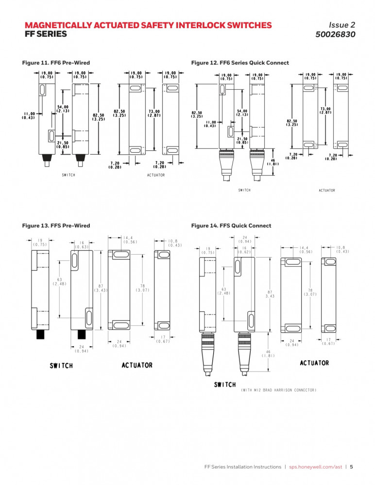 Honeywell FF6 installation instructions page 5