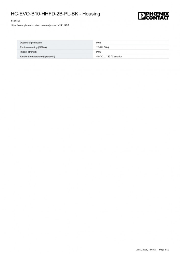Phoenix Contact 1411495 technical document page 3