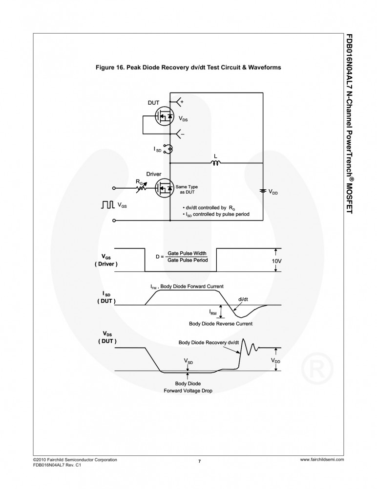 FDB016N04AL7 datasheet page 8