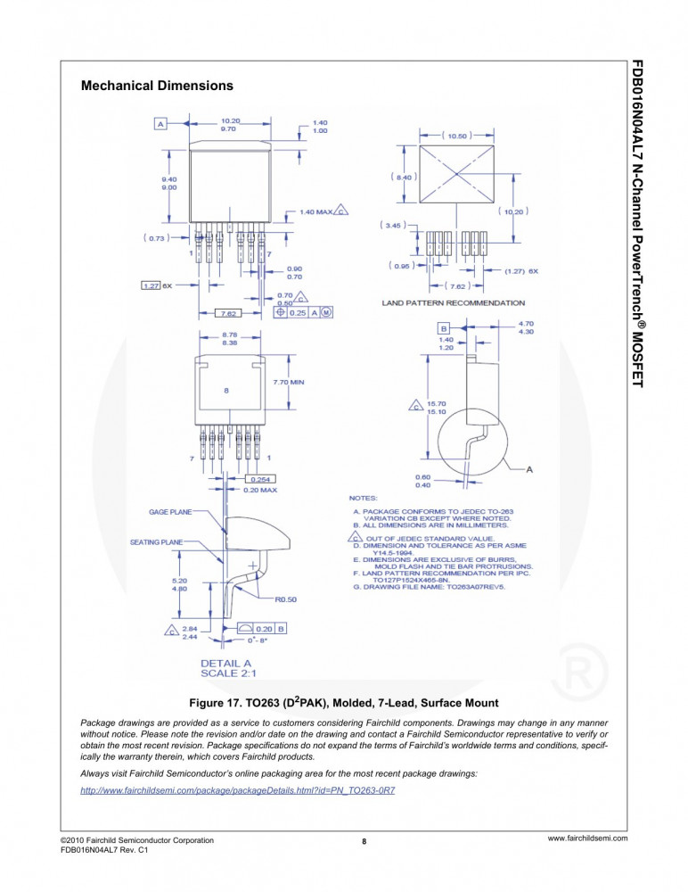 FDB016N04AL7 datasheet page 9