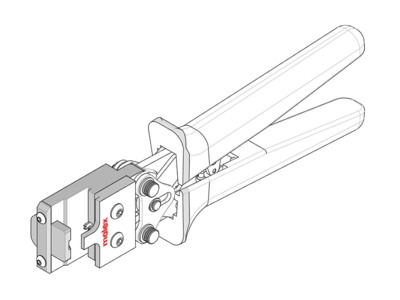 Hand Crimp Tool for 2.50mm and 5.00mm RAST IDT Panel Mount Header Assemblies, 0.22mm², 0.38mm², and 0.50mm² wires for sale