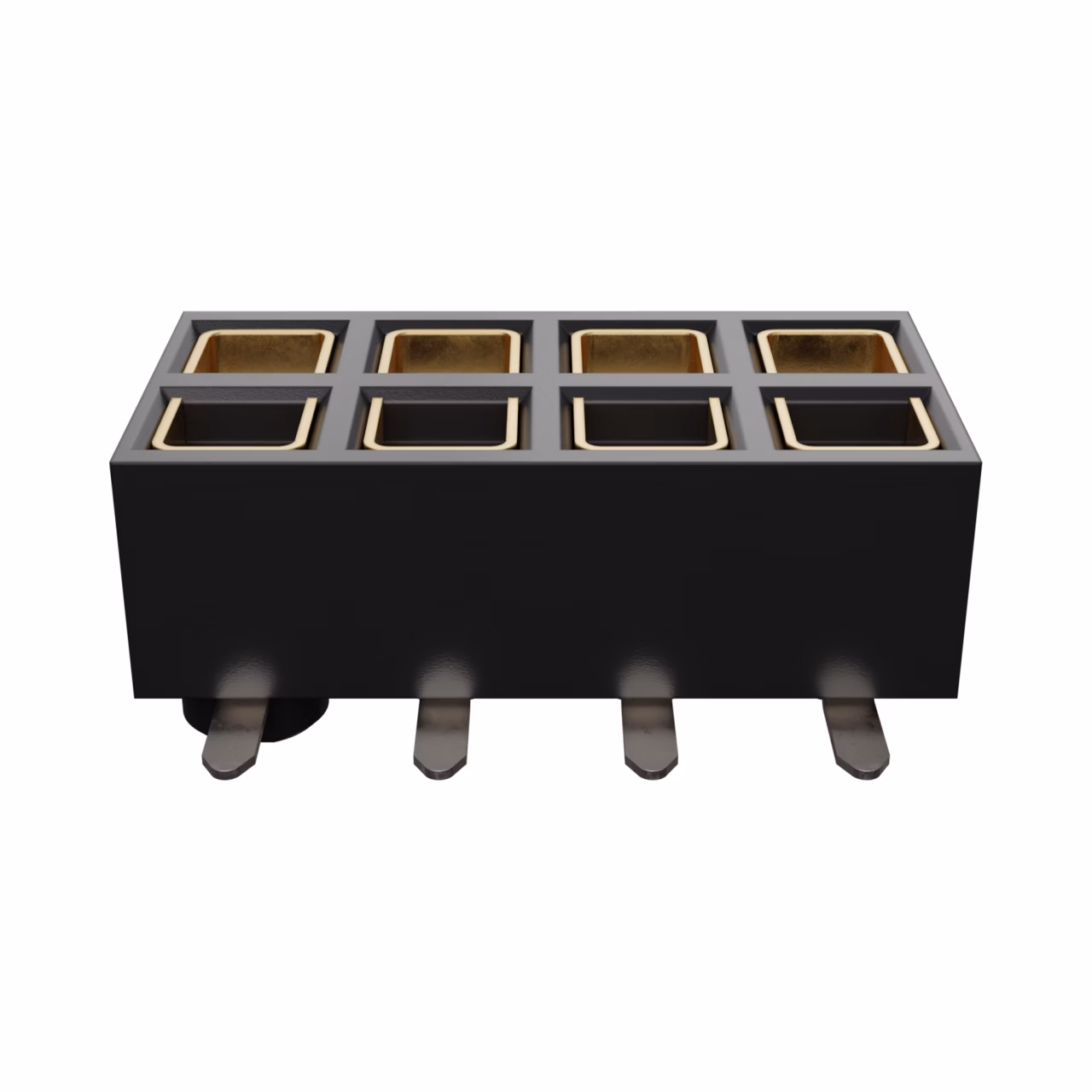 2.00mm Pitch Milli-Grid Receptacle, Surface Mount, Bottom Entry, 0.13µm Gold (Au) Plating, 8 Circuits, with Peg, Tube, Lead-Free for sale