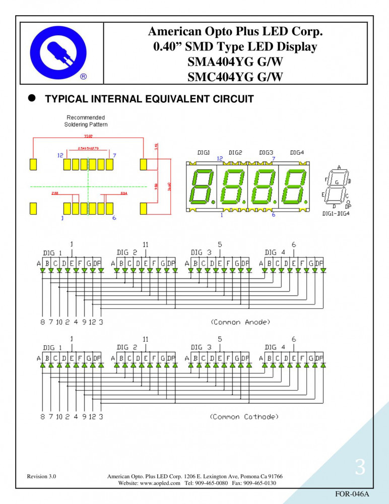 SMA404YG datasheet page 3
