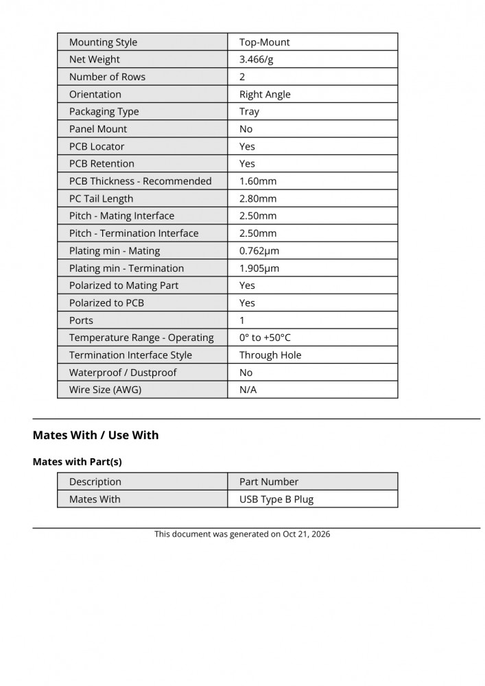 MOLEX 670689011 product document, page 3