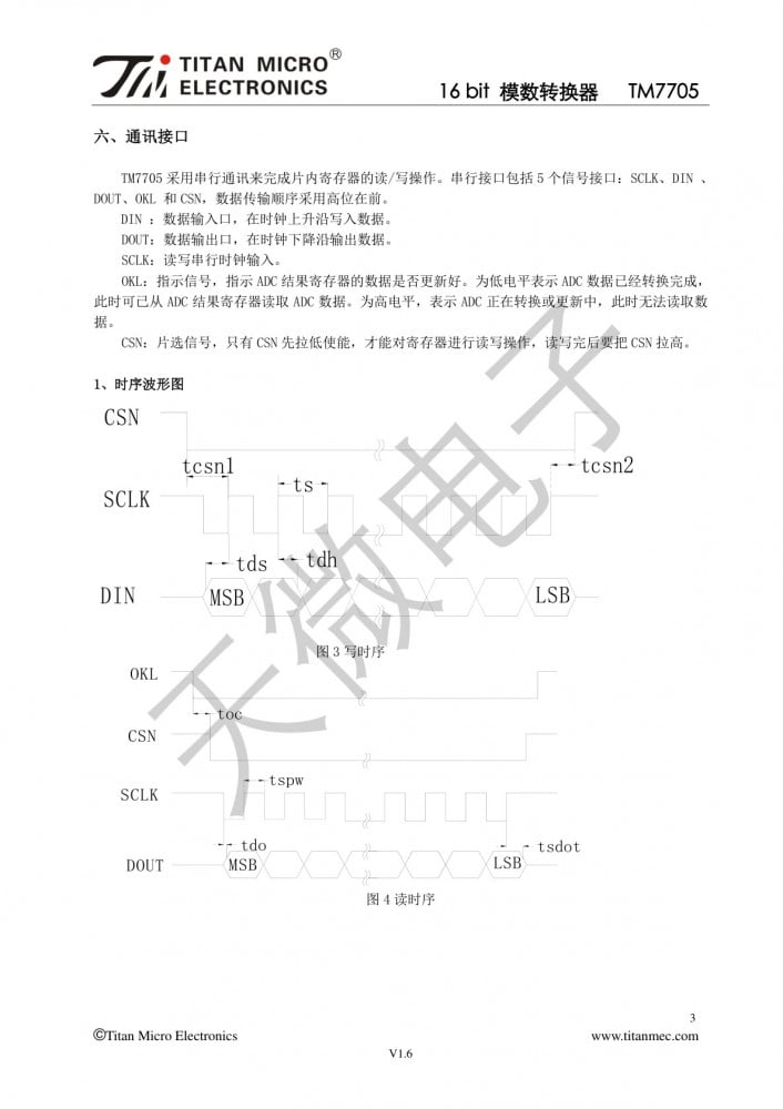 TM7705 datasheet page 3