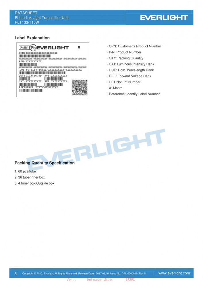 PLT133/T10W document page 5