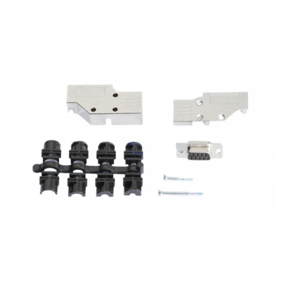 MH CONNECTORS MHDCMR9-DB9S-K D-Sub Backshell Hood for DB9 Connectors