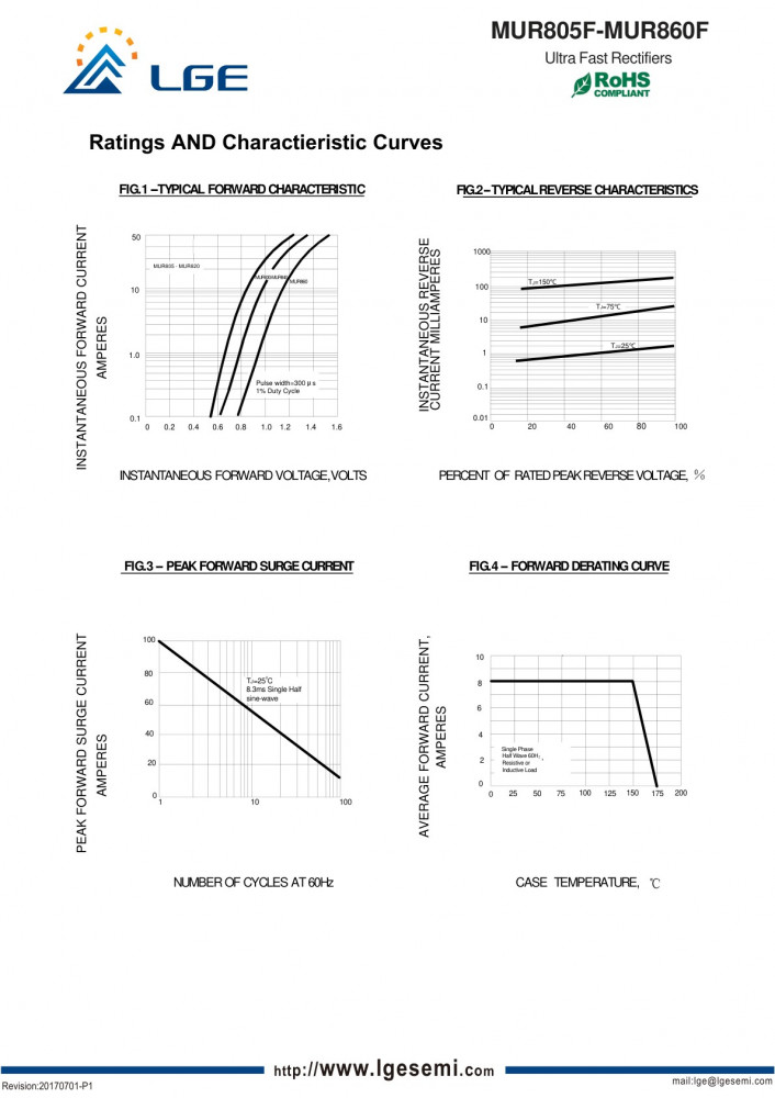 LGE MUR860F datasheet page 2