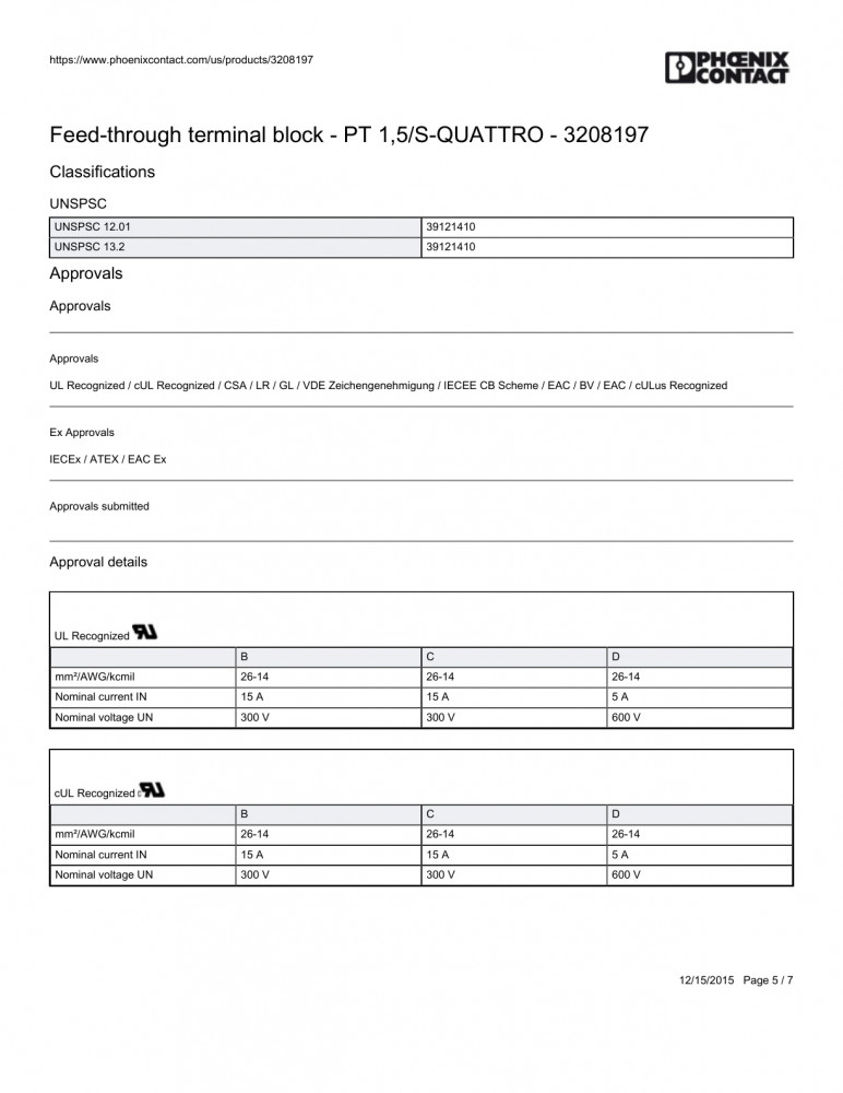 Phoenix Contact 3208197 technical document page 5