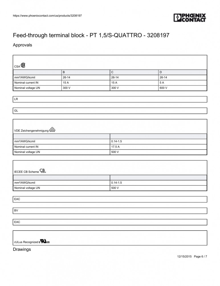 Phoenix Contact 3208197 technical document page 6
