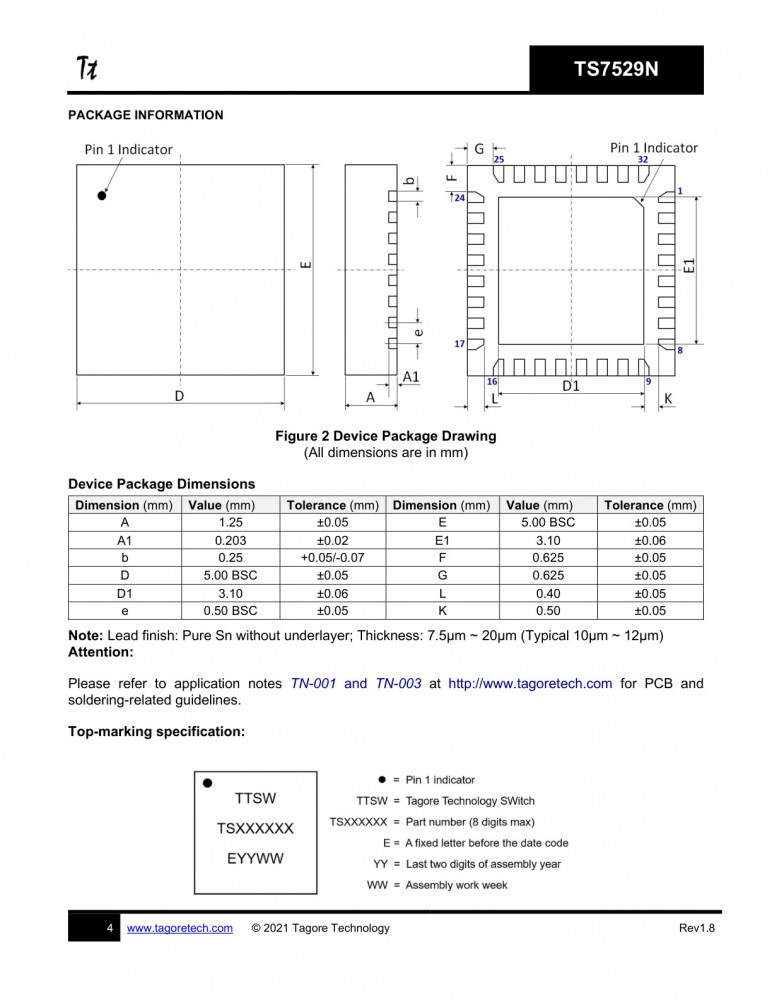 TS7529N datasheet page 4