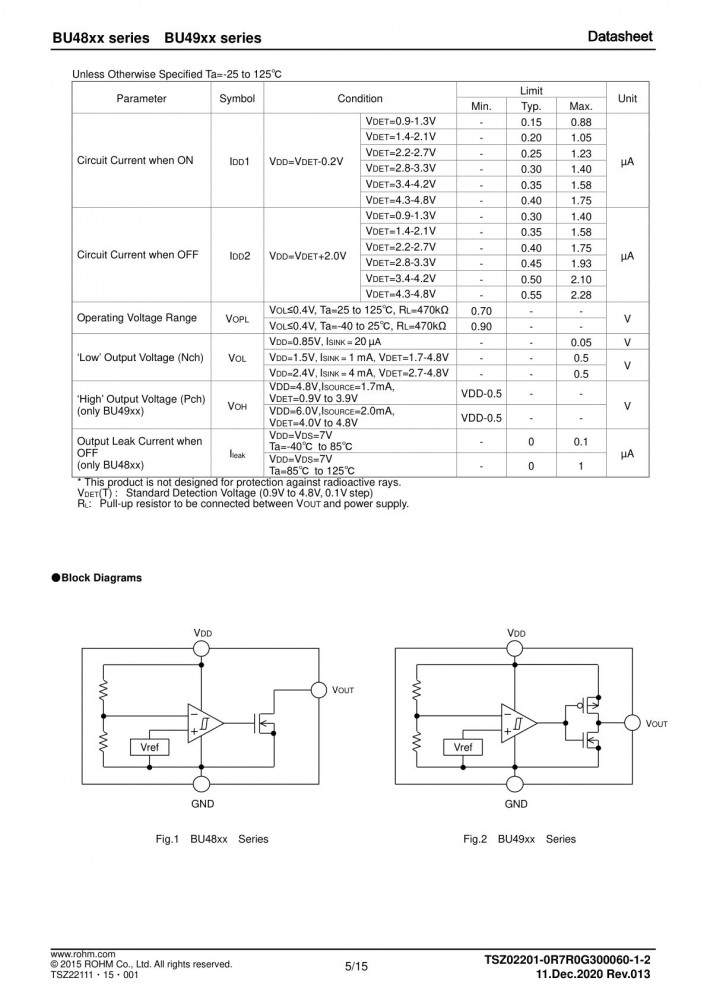 BU4818G-TR datasheet page 5