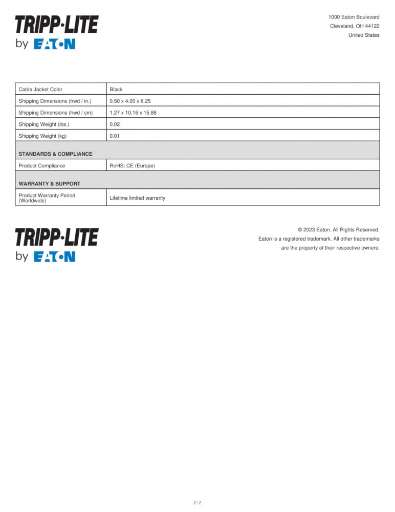 P568-000-LOCK technical document page 2