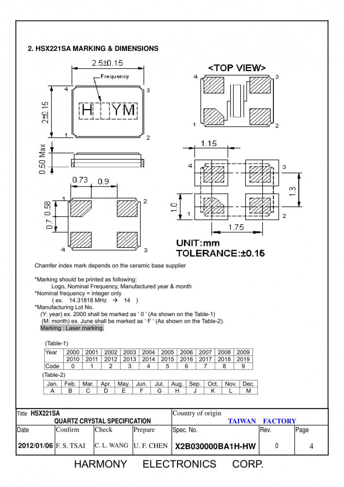 X2B030000BA1H-HW specification page 4